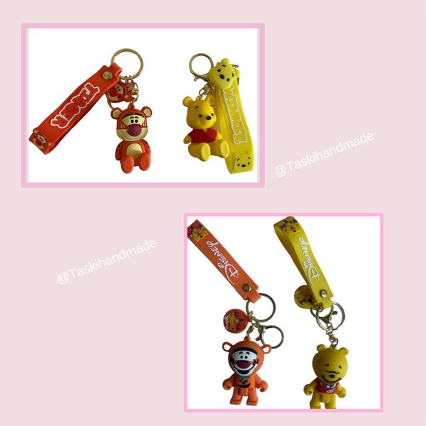 Winnie the Pooh Keychain - Etsy
