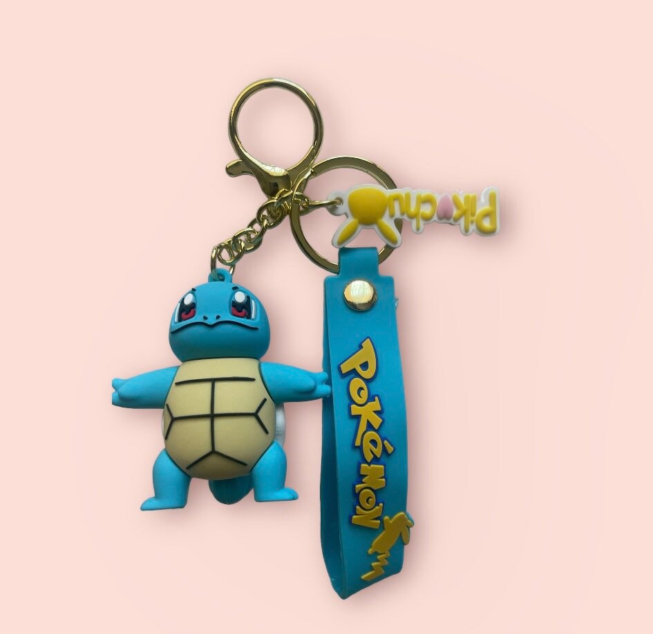 Pokemon Keychain Pokémon Key Ring Mini Pikachu Key Rings - Etsy