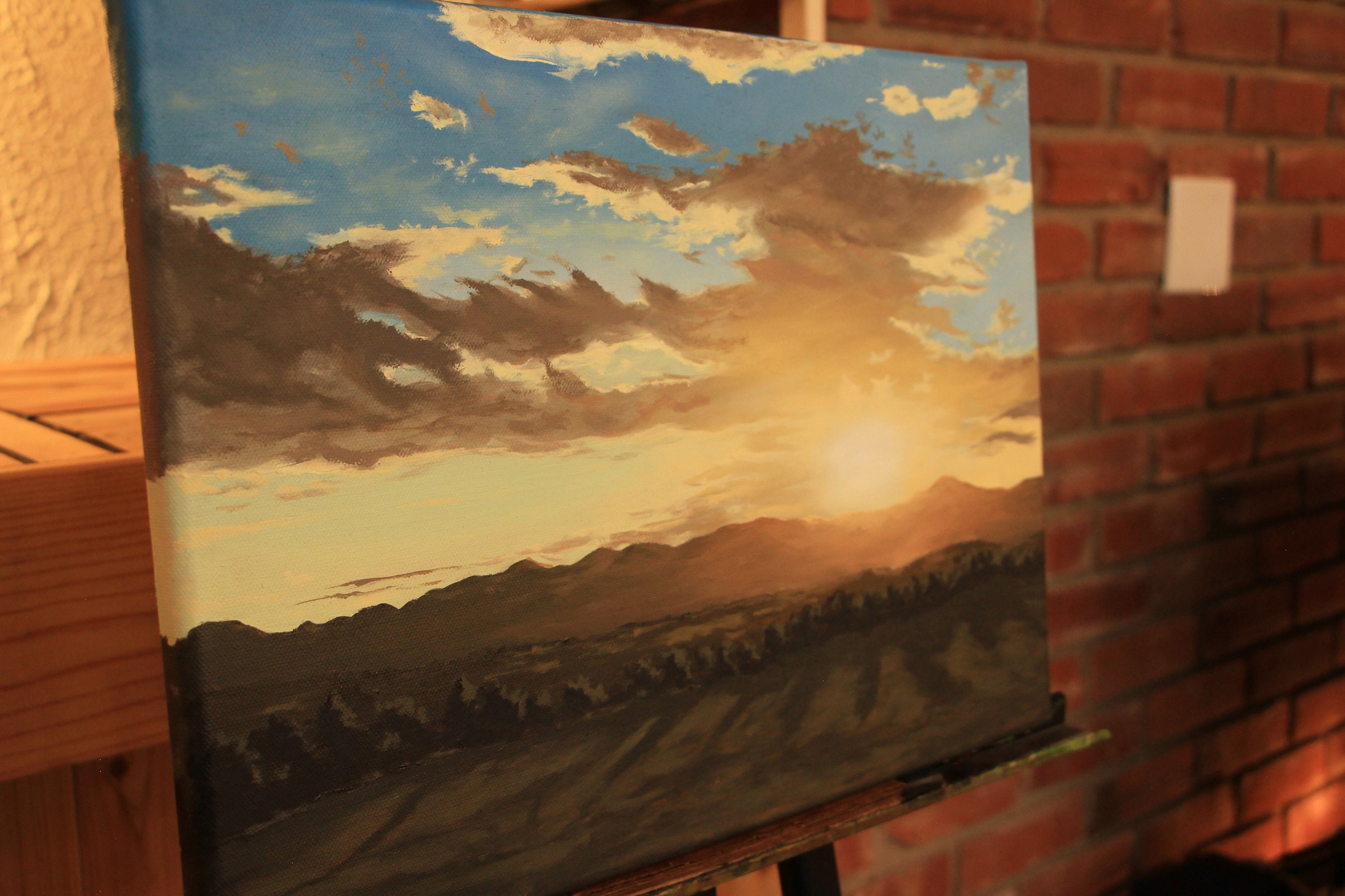 Colorado Front Range Sunset Landscape 12x16 Canvas Wall - Etsy