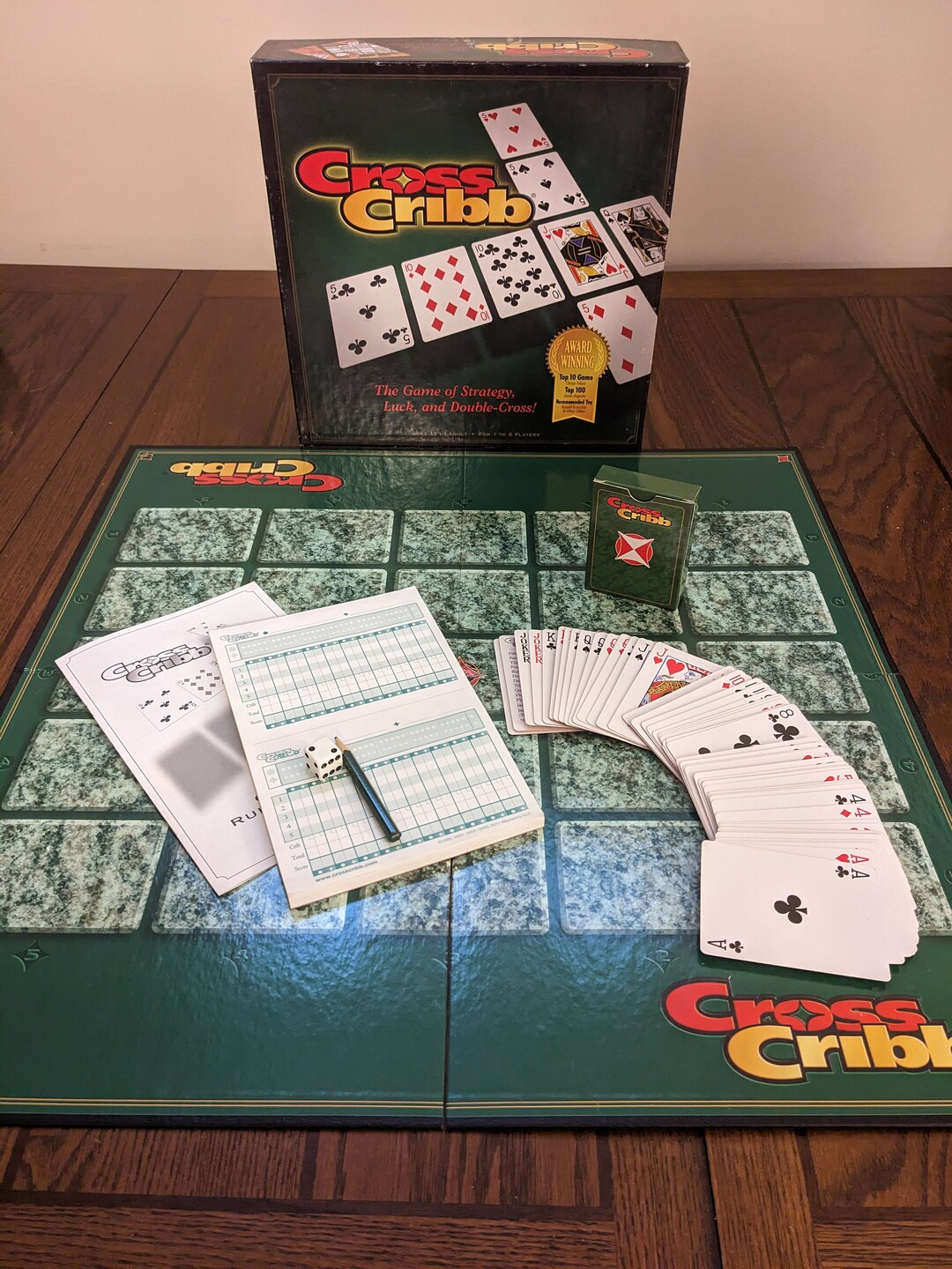 Retro 1996 Cross Cribb Board Game by Maynard's LLC. Build Your Best ...