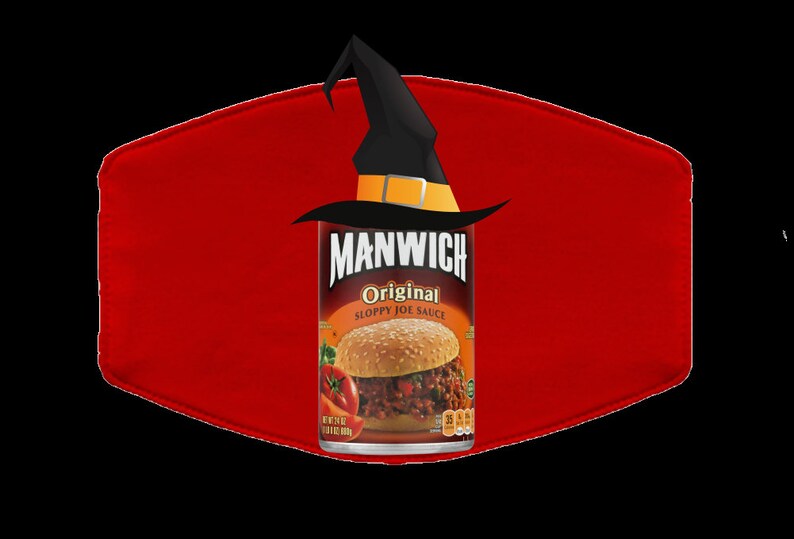 Manwich Sloppy Joe Costume Halloween Funny Humor Witch Man Gift T Shirt ...