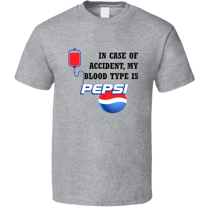 Blood Type is Pepsi - Etsy