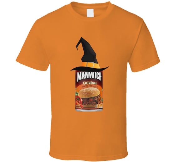 Manwich Witch Costume Halloween Funny Gift T Shirt | Etsy