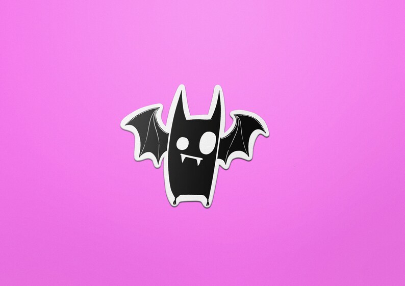 Pastel Goth Bat Stickers Bat Lover Witchy Bats Bundle - Etsy