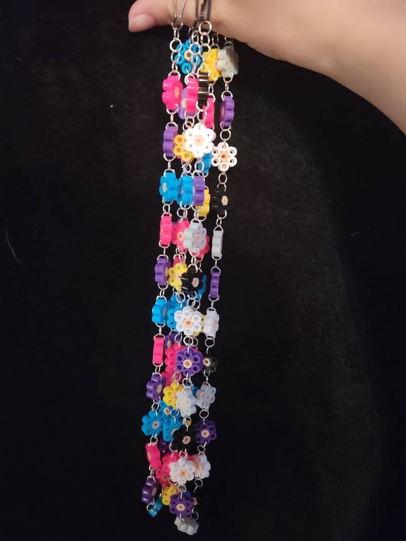 LGBT Pride Flag Perler Bead Belt Flower Chains - Etsy
