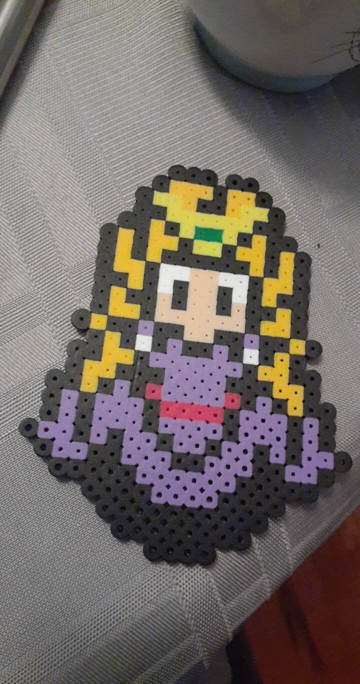 The Legend of Zelda Perler Bead Link Princess Zelda Magnets - Etsy