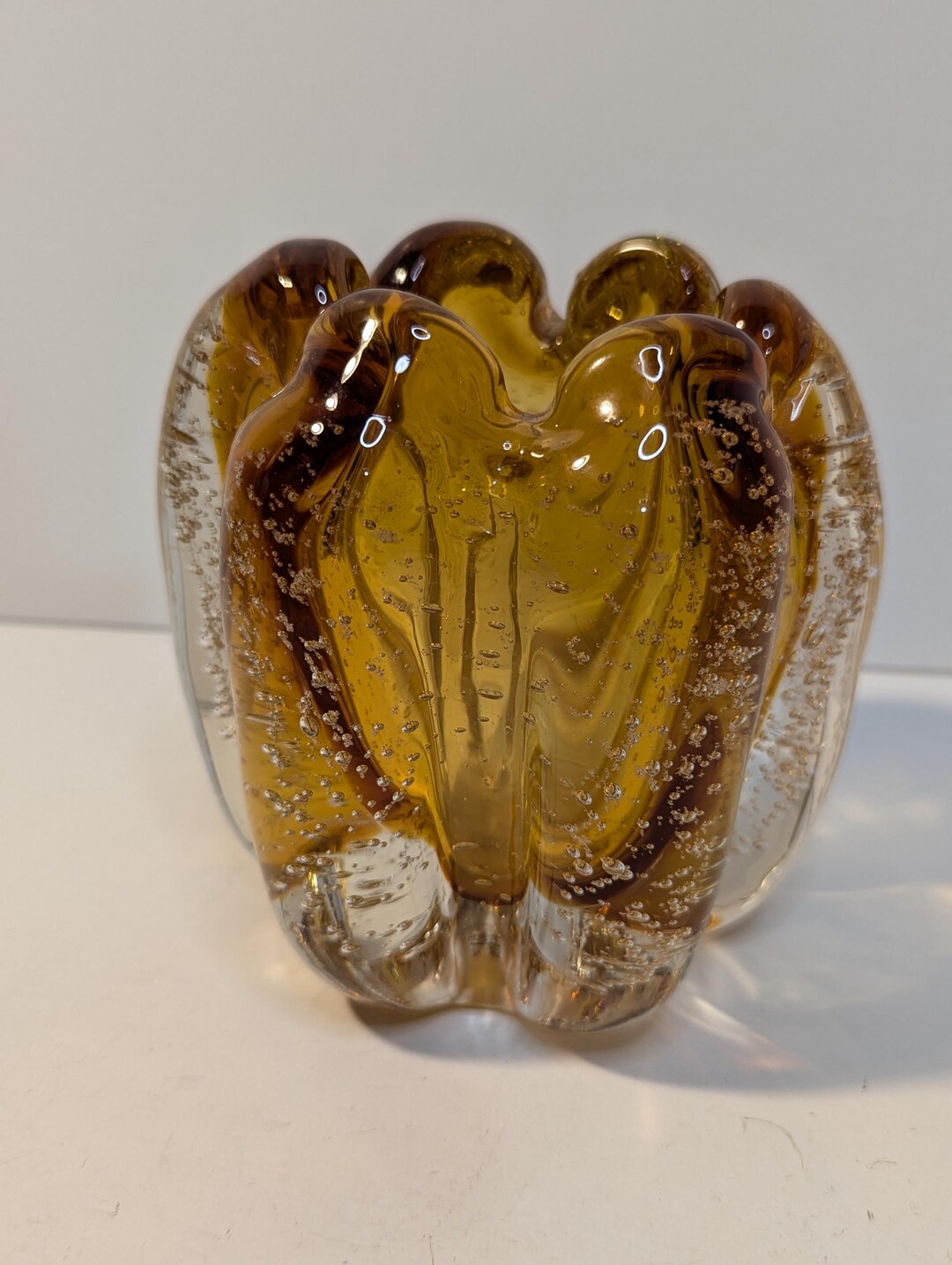 Tozai Home Hand Blown Glass Gourd Vase - Etsy