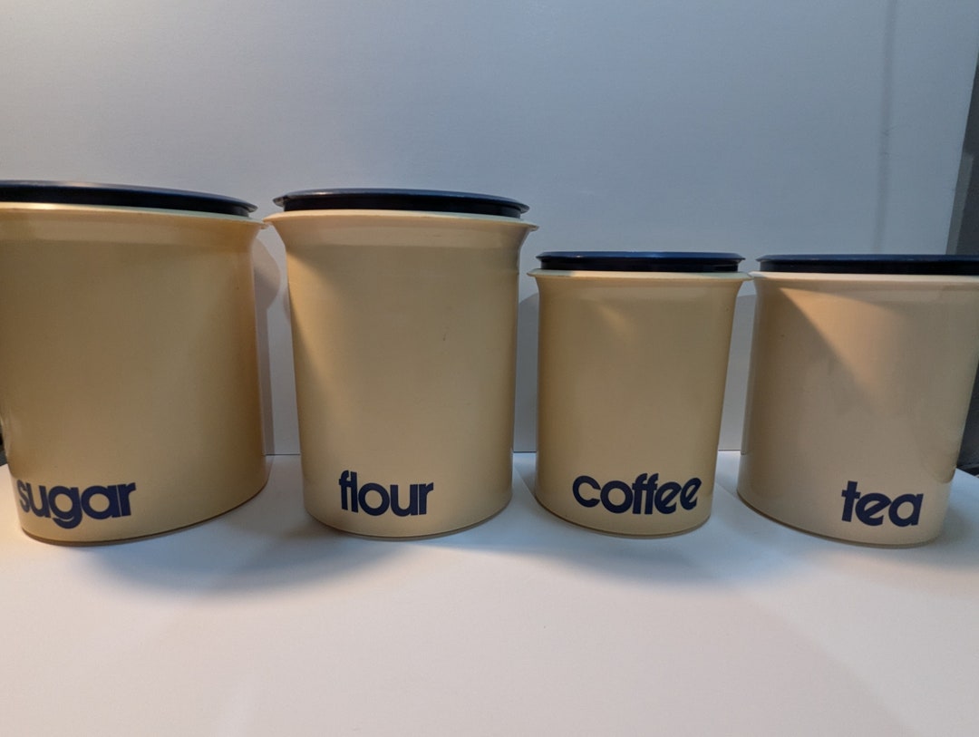 Vintage Retro Canister Set - Etsy