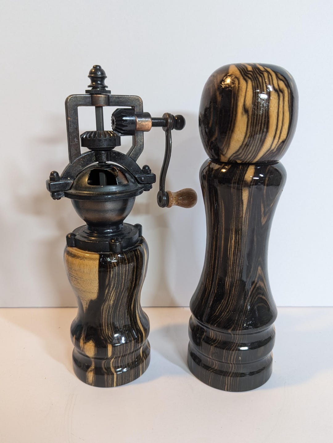 Handmade Pepper Mill Grinder & Salt Grinder/shaker Beautiful Multicolor ...