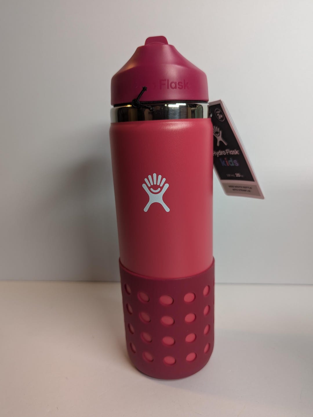 Hydro Flask Kids Wide Mouth Straw LID and Boot 59l Ml / 20 Oz Snapper ...