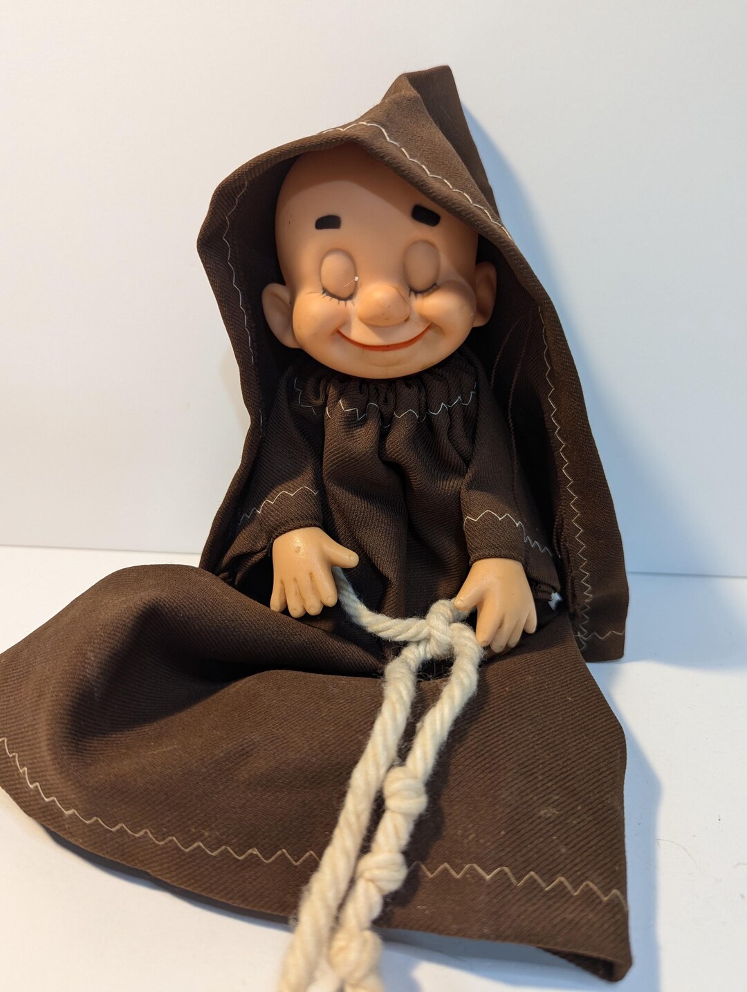 Monk Vintage Hand Puppet - Etsy