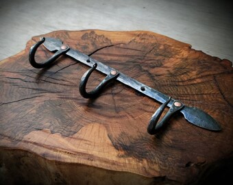 Hand Forged Coat Rack - Etsy