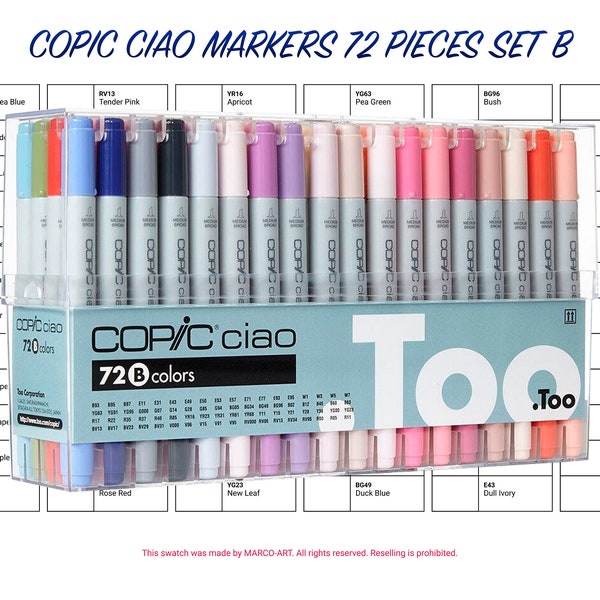 Copic Markers - Etsy