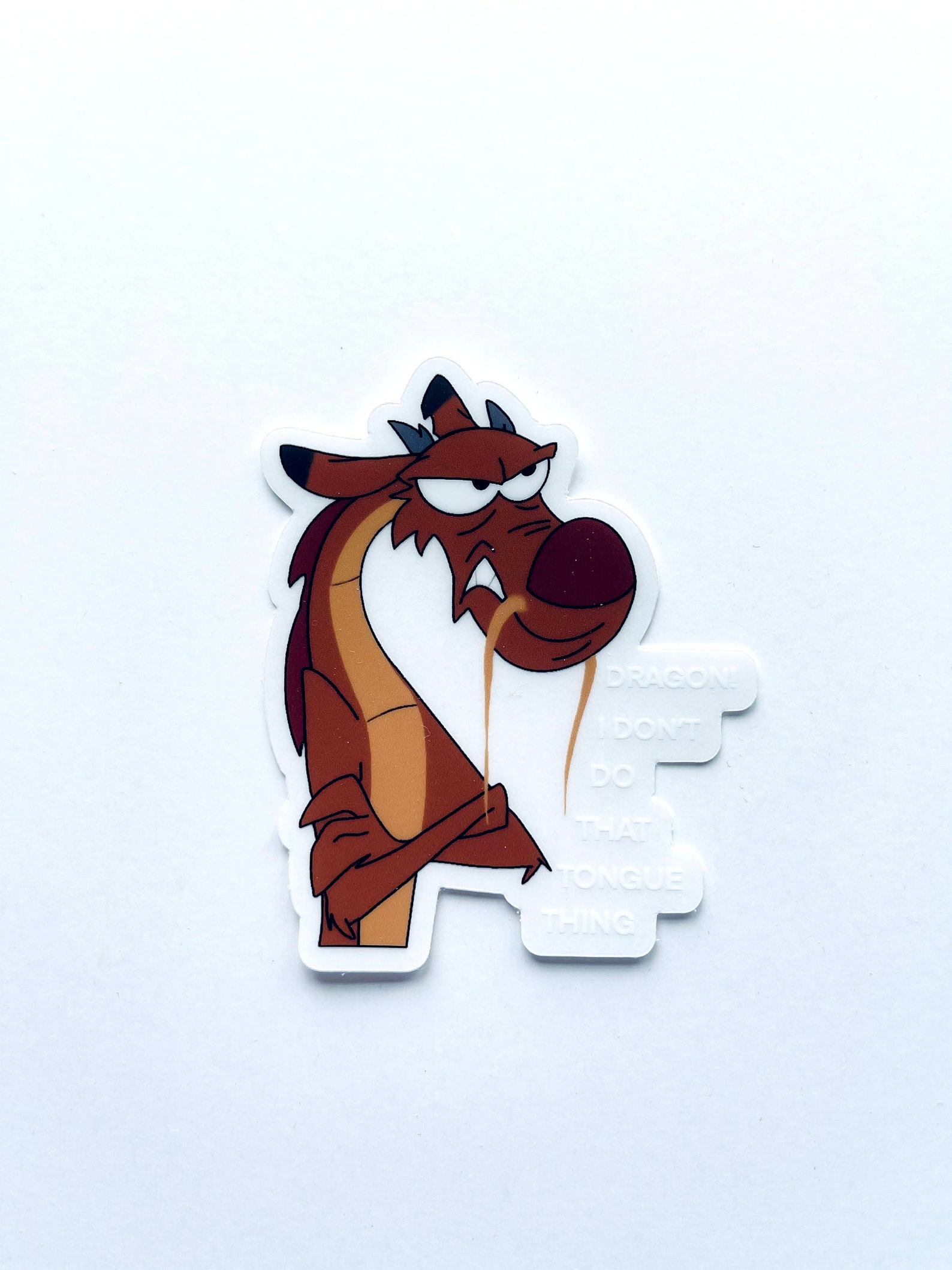Mushu Quote Sticker-transparent Sticker | Etsy