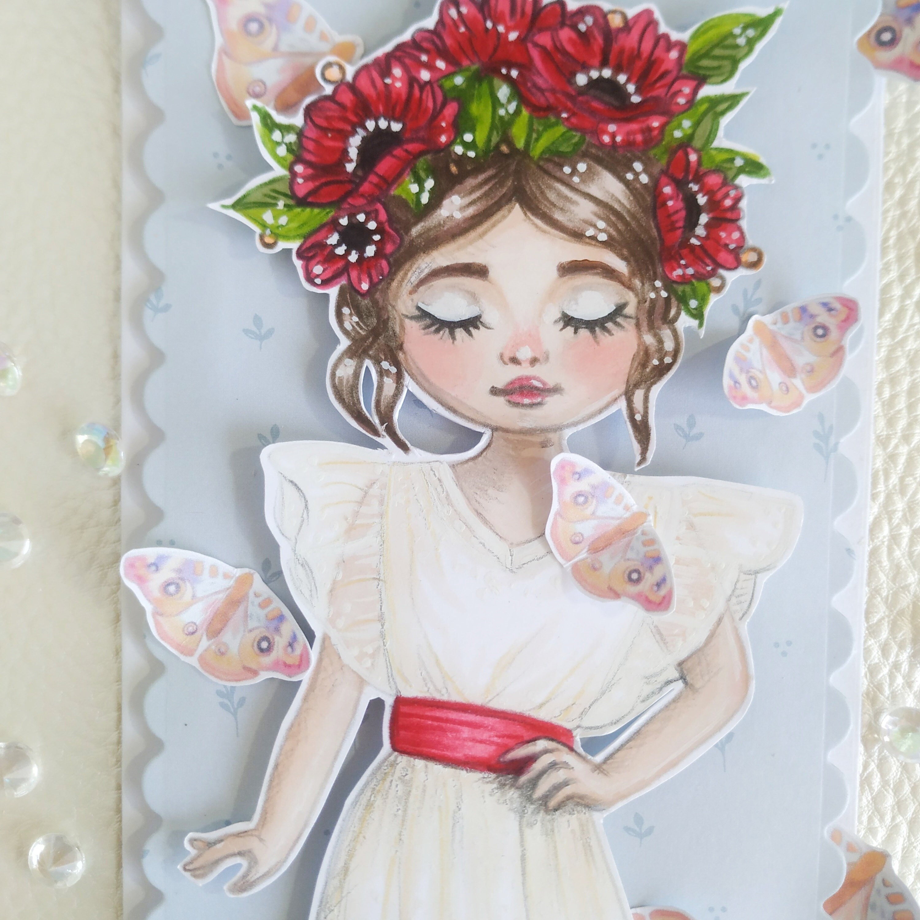 Pack of Clara Digital Stamps in Normal and Noline. Perfect for Card ...