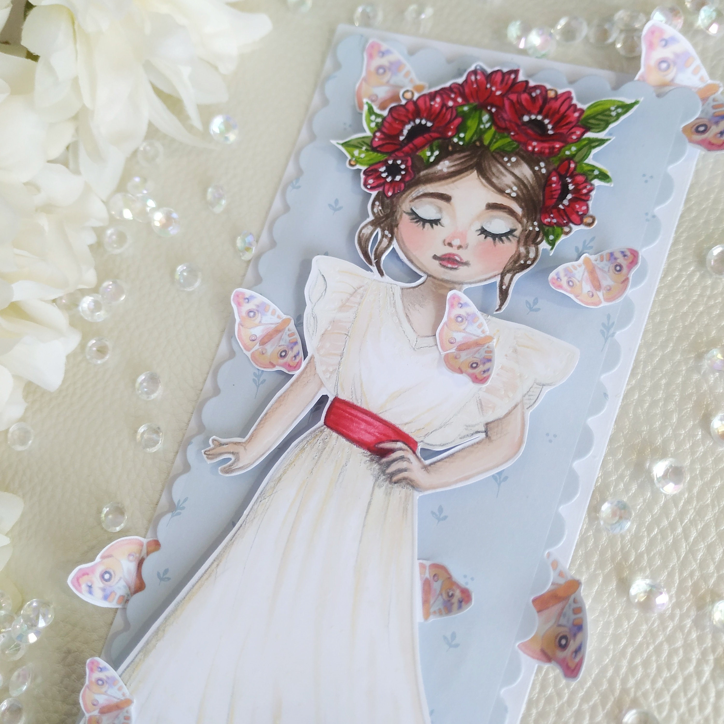 Pack of Clara Digital Stamps in Normal and Noline. Perfect for Card ...