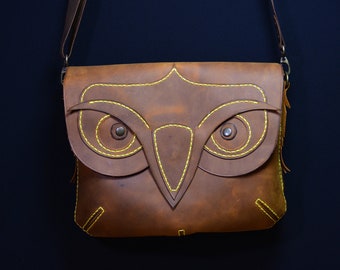 Leather Owl Purse | Etsy