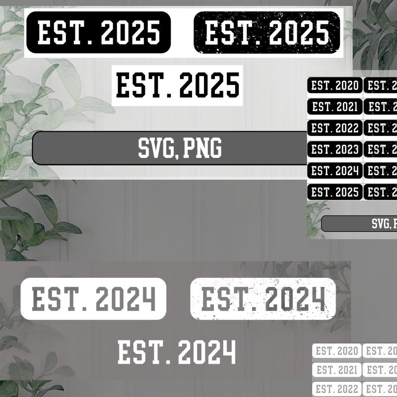 Est 2025 Signs - Etsy