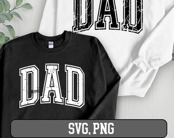 DAD Varsity SVG, Dad Arched Svg, Father's Day SVG, Dad Png, Dad Cut ...