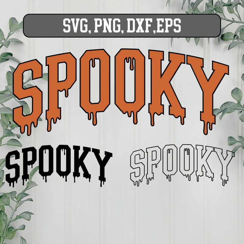 Spooky Vibes Drip File Svg - Etsy