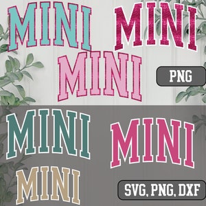 MINI Varsity Arched Svg, MINI Png, Mini Svg, Mini Svg File, Mini Svg ...