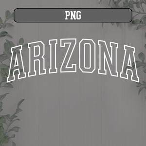 Arizona SVG, Arizona Png - Arizona Outline SVG, Arizona Shirt Svg ...