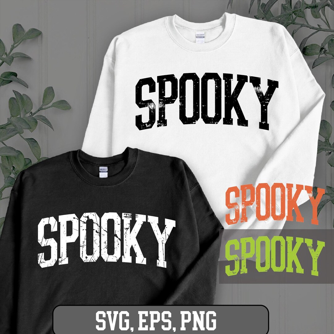 Spooky SVG, Spooky Distressed Png, Spooky Png Svg, Spooky Shirt SVG ...