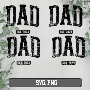 DAD Est SVG, Dad Arched Svg, Father's Day SVG, Dad Est Png, Dad Cut ...