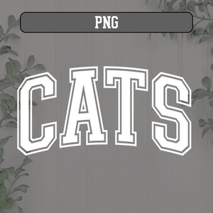 Cats SVG, Cats Team PNG, Cats Team SVG, Cats Mascot Svg, Cats Png, Dxf ...