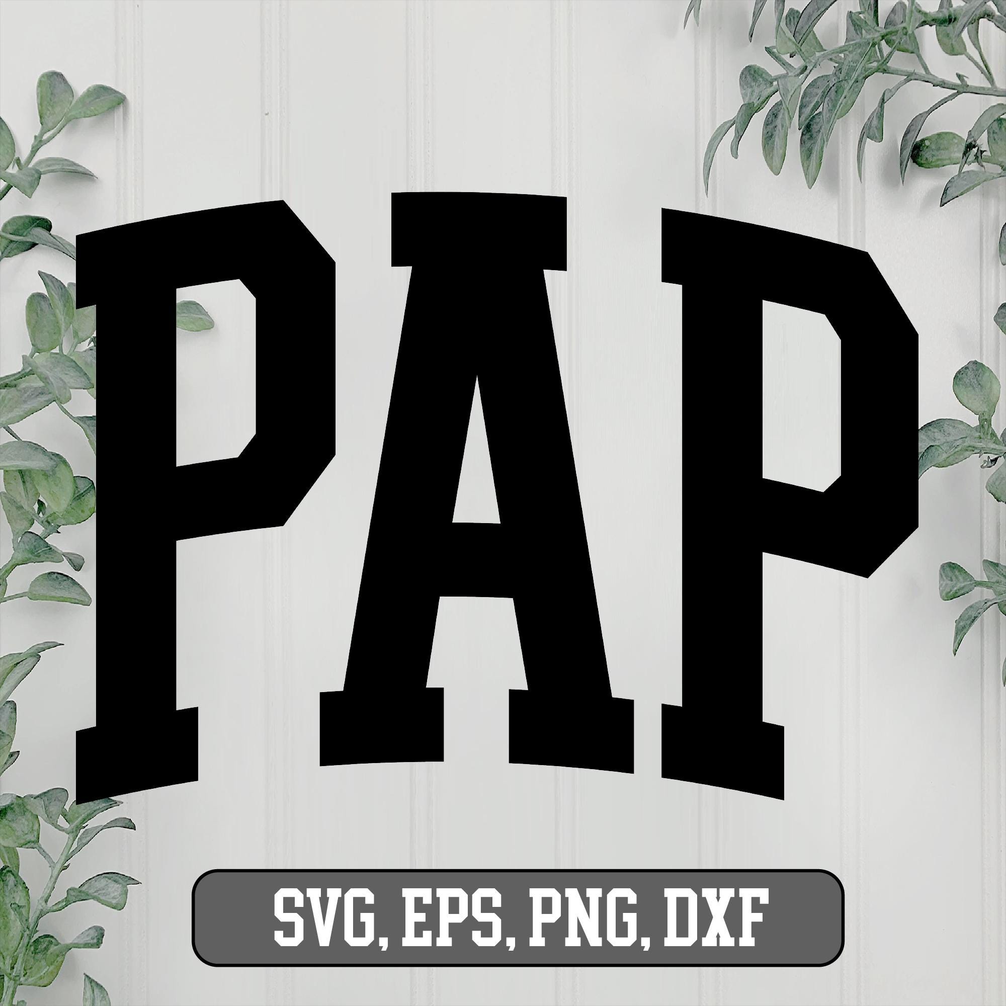 Pap Varsity Arched, PAP Bundle Svg Png, Pap Arched Png, Father Png ...