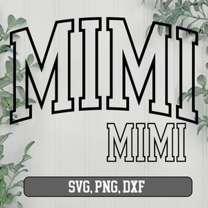 Mimi Outline Png, Mimi Svg, Mimi Svg Png Dxf, Mimi Svg File, Mimi Svg ...