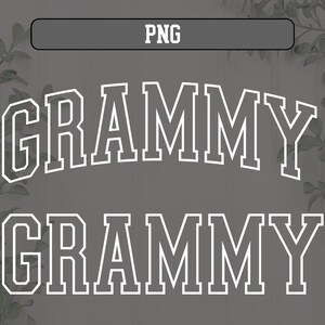 Grammy Arched SVG, Grammy Png, Grammy Svg, Grammy Svg Png Dxf, Grammy ...