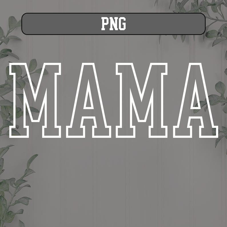 MAMA College Arched Outline SVG, Mama Png, Mama Svg, Mama Svg Png Dxf ...