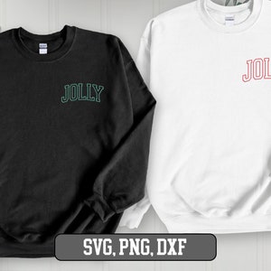 Jolly Svg, Jolly PNG, Merry Christmas Svg, Canva Cameo Silhouette ...