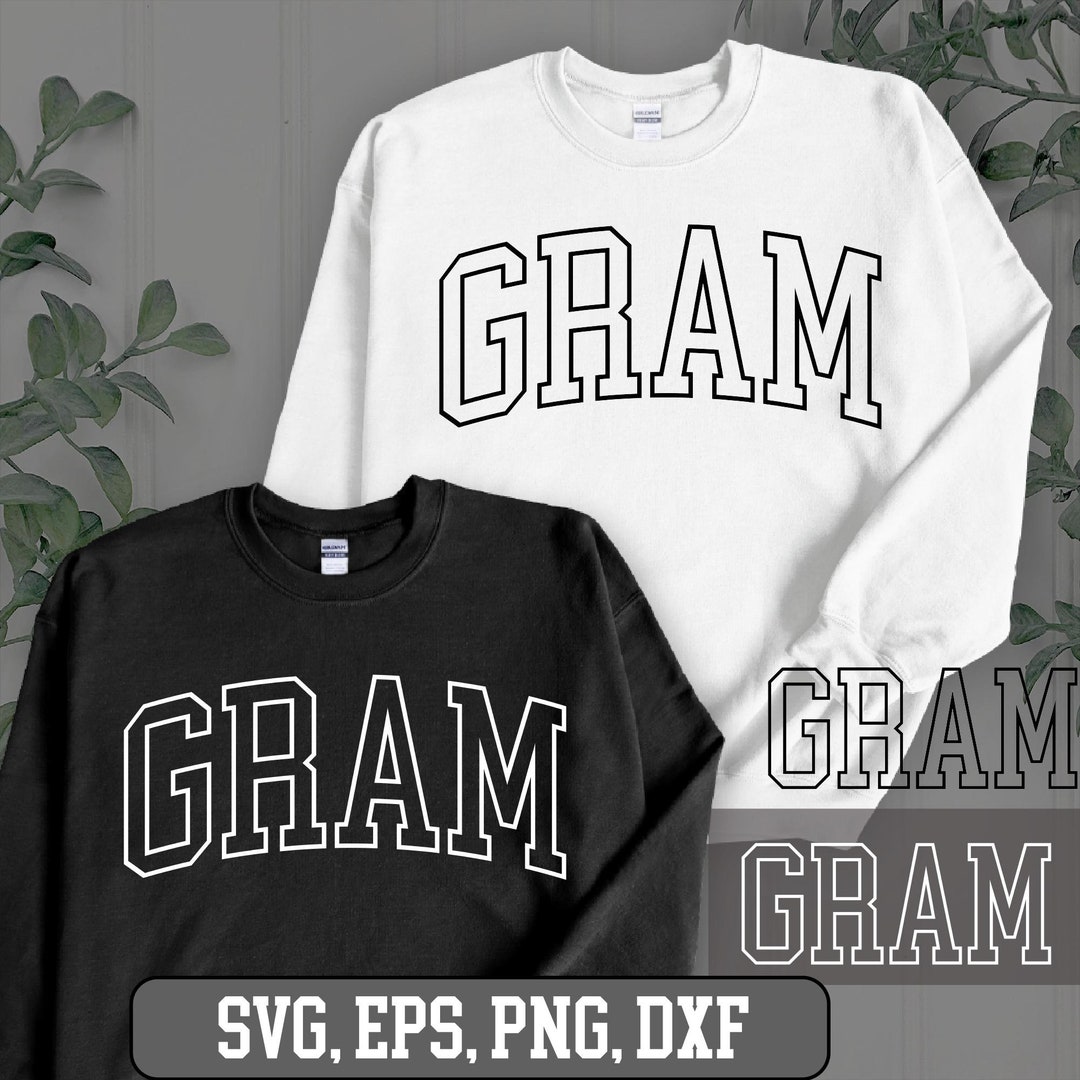 GRAM College Arched SVG, Gram Png, Gram Svg, Gram Svg Png Dxf Eps ...