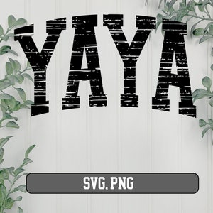 Yaya Png, Yaya Svg, Grandma Arched SVG, Grandma Png, Grandma Svg ...