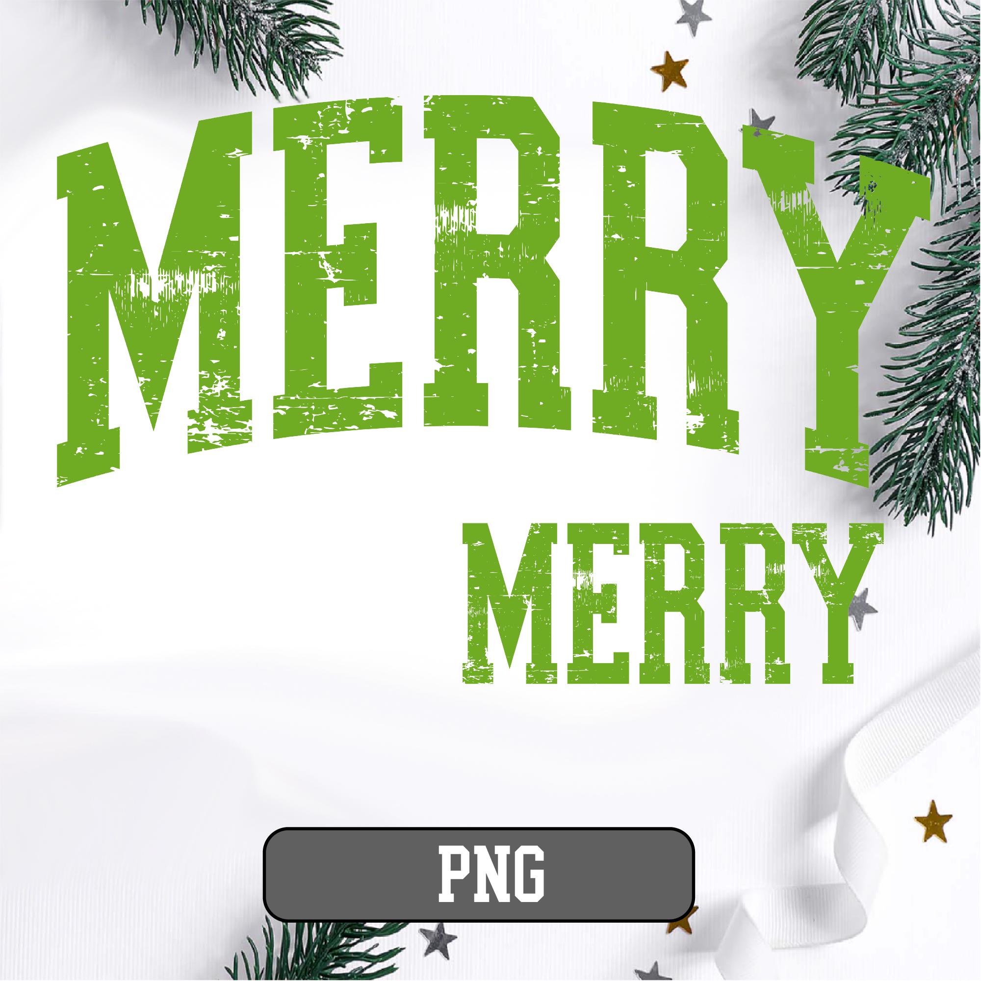 Merry Bundle Png Svg Eps, Merry Grunge Png, Merry Distressed Png, Merry ...