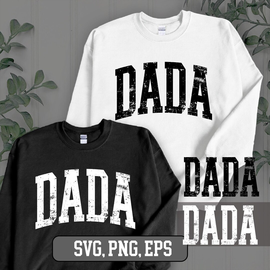 DADA Varsity SVG, Dada Arched Svg, Father's Day SVG, Dada Png, Dada Cut ...