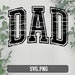 Dad Arched Svg DAD Varsity SVG Father's Day SVG Dad - Etsy