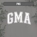 GMA Varsity Arched SVG, GMA Png, Gma Svg, Gma Svg Png Dxf, Mama Svg ...
