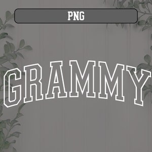 Grammy Arched SVG, Grammy Png, Grammy Svg, Grammy Svg Png Dxf, Grammy ...
