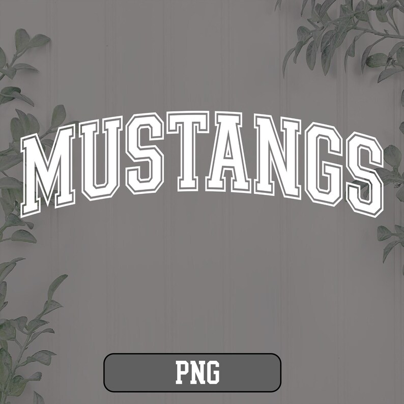 Mustangs SVG Png Eps Dxf, Mustangs Varsity Png, Mustangs Mascot Svg ...