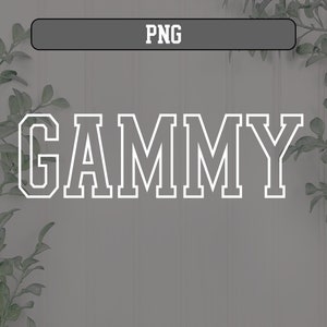 GAMMY Varsity Arched SVG, Gammy Png, Gammy Svg, Gammy Svg Png Dxf ...
