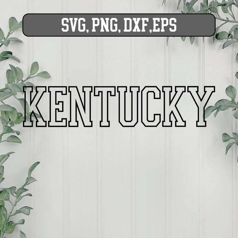 Kentuckey Outline SVG - Kentucky Svg Design, Svg-vacation, Kentucky ...