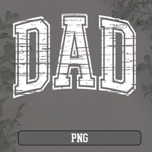 Dad Arched Svg, DAD Varsity SVG, Father's Day SVG, Dad Png, Dad Cut ...