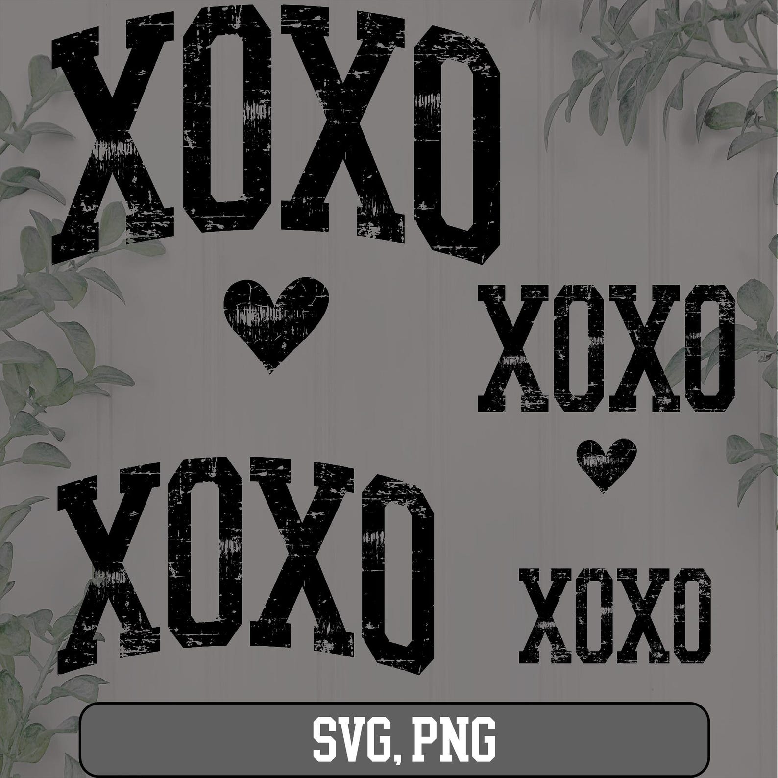 Xoxo SVG - Xoxo Png, Xoxo Bundle Designs, Varsity Xoxo SVG - Valentine ...