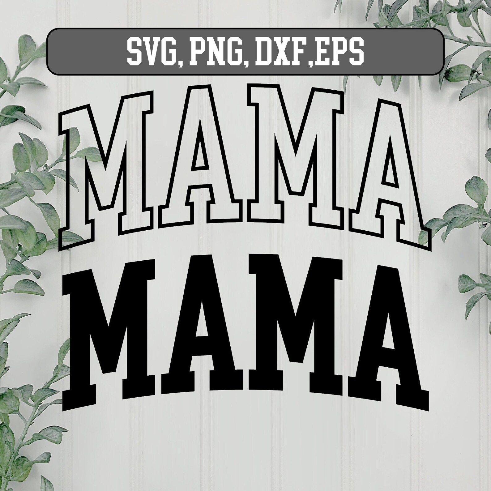 MAMA College Arched Outline SVG Mama Png Mama Svg Mama Svg - Etsy Canada