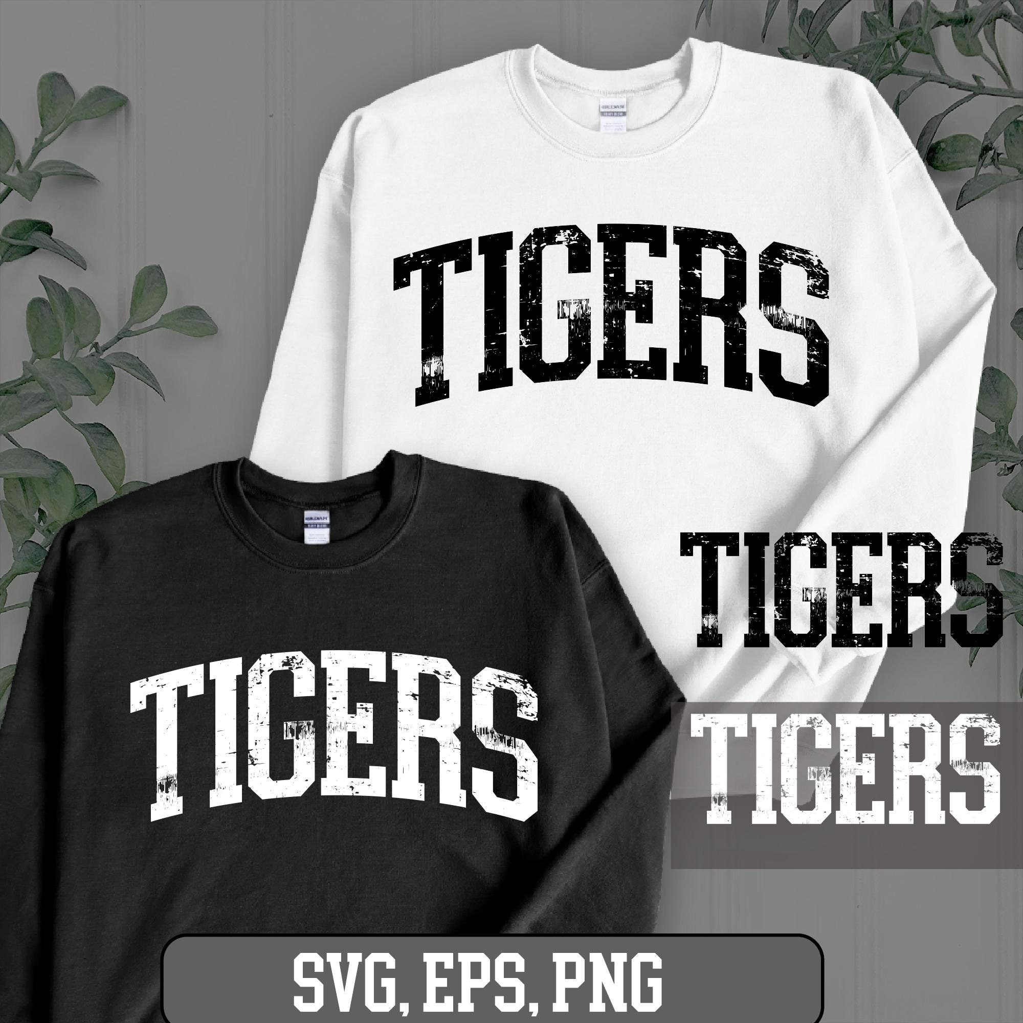 Tigers SVG PNG, Tigers Distressed Png, Tigers Mascot Svg, Tigers Cheer ...