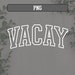 VACAY Varsity Arched Outline SVG, Summer Svg Bundle, Beach Svg, Vacay ...