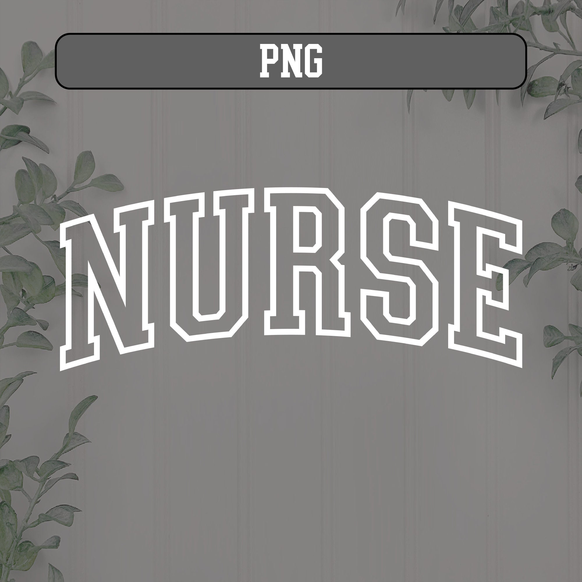 Nurse Varsity Outline Letters, Nurse Bundle, Svg Nurse, Nurse Png ...